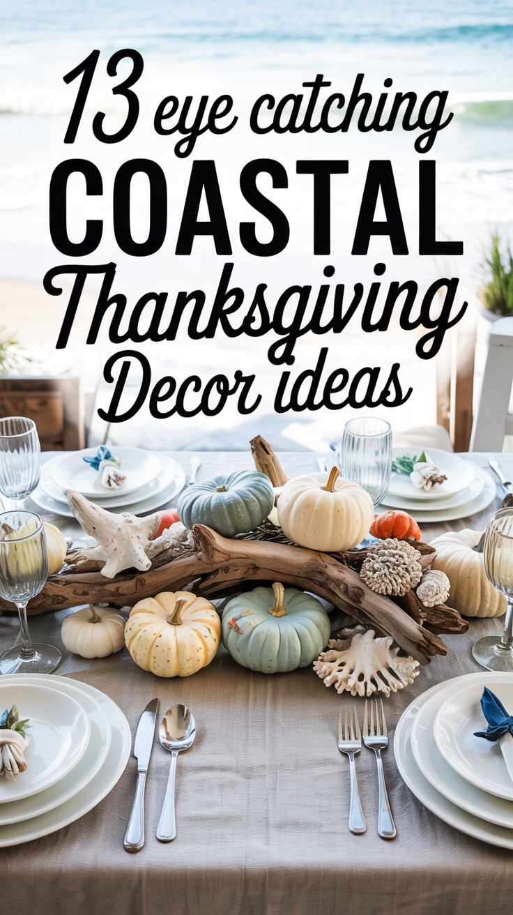 Coastal Thanksgiving Decor: 25 Beachy Ideas for Your Table