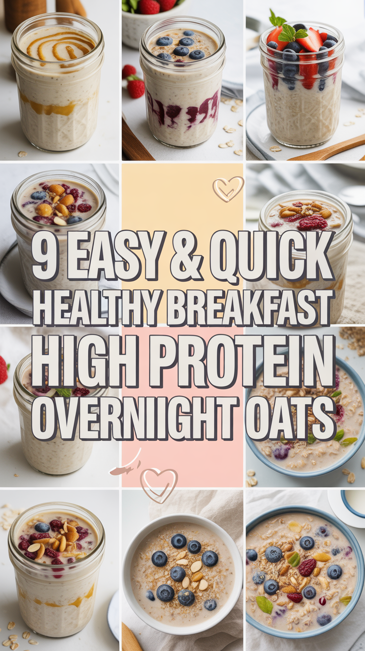 9 Delicious High Protein Overnight Oats Recipes to Kickstart Your Day ...