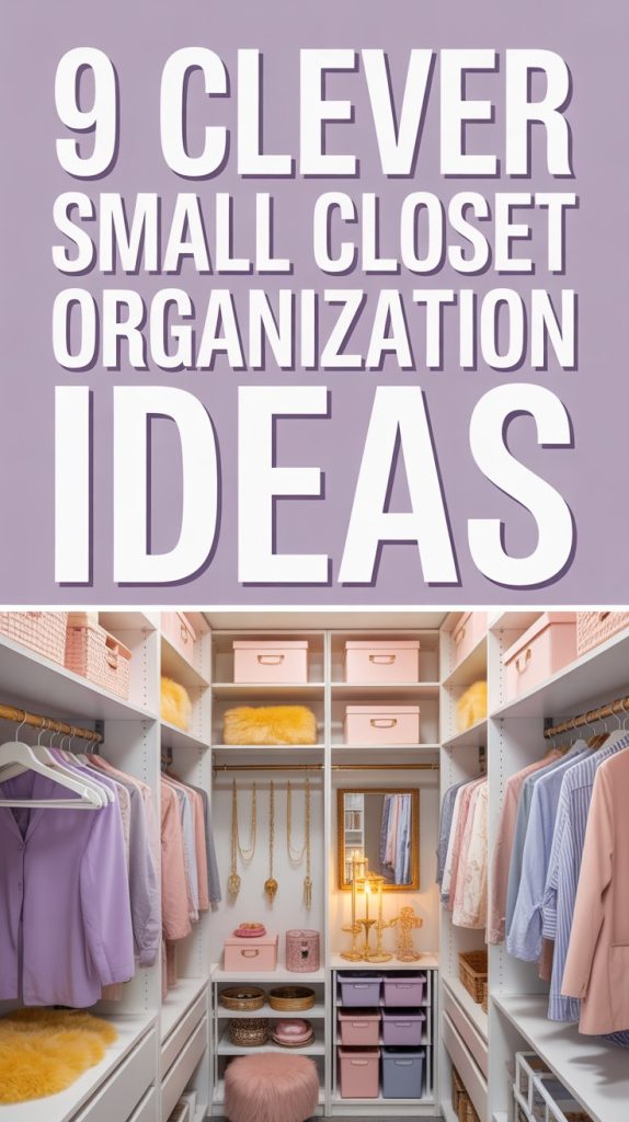 9 Clever Closet Organization Ideas for Small Walk-In Spaces - Samantha Lila
